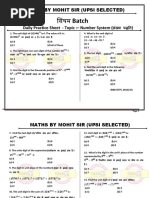 Number System 08 (MahaBharat Batch) | PDF | Discrete Mathematics | Ring Theory