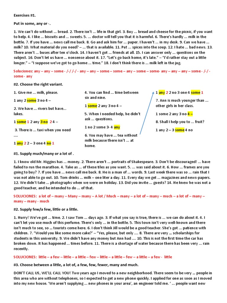 Exercises Quantifiers - Key | PDF