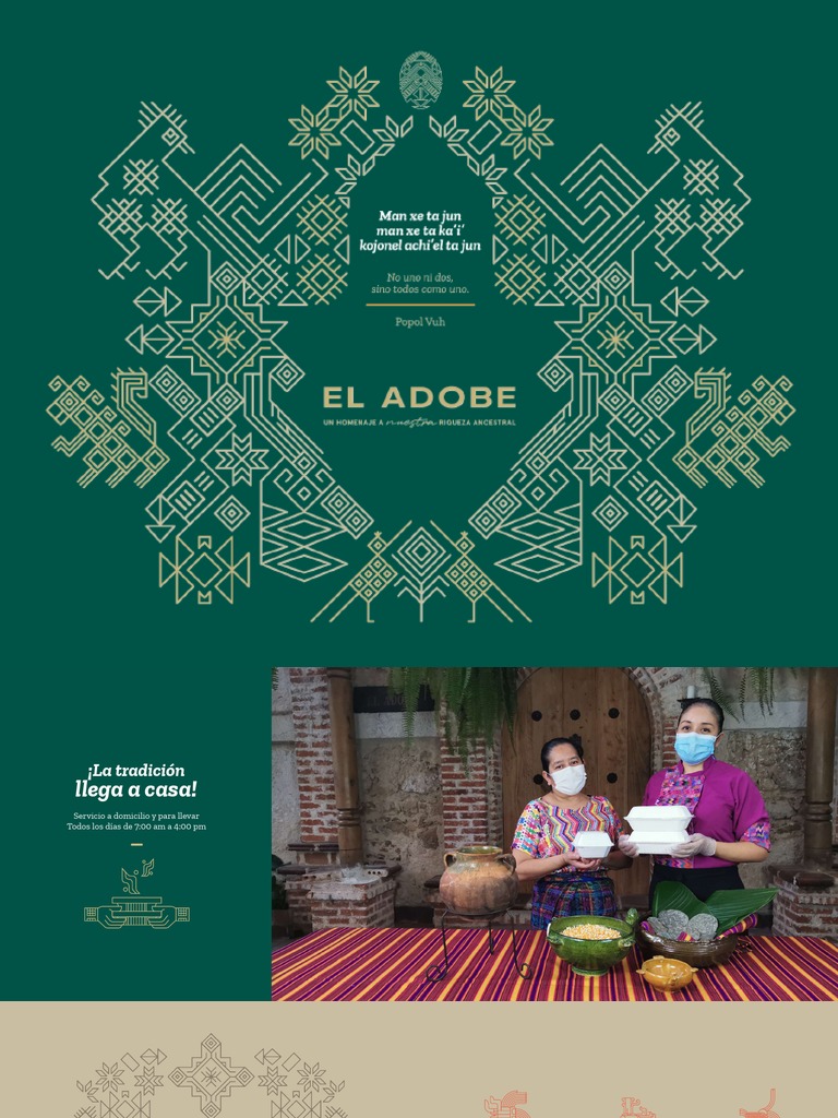 El Adobe Menu | PDF | Cocina norteamericana | Ingredientes de comida