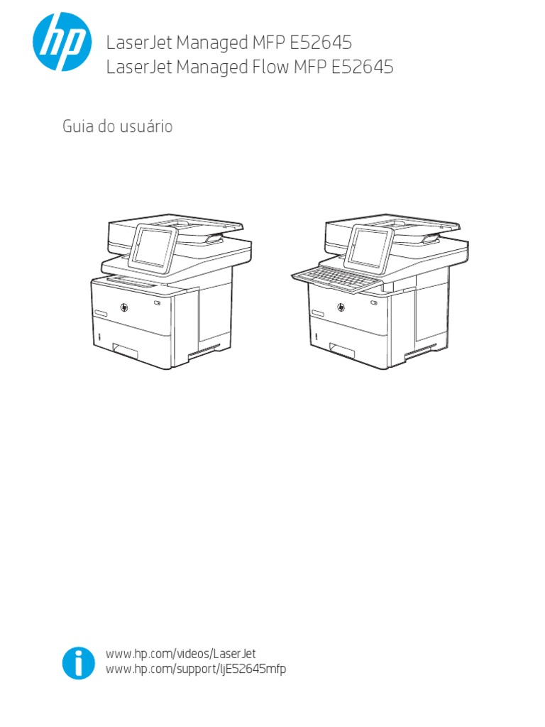 Laserjet Managed MFP E52645 Laserjet Managed Flow MFP E52645 | PDF ...