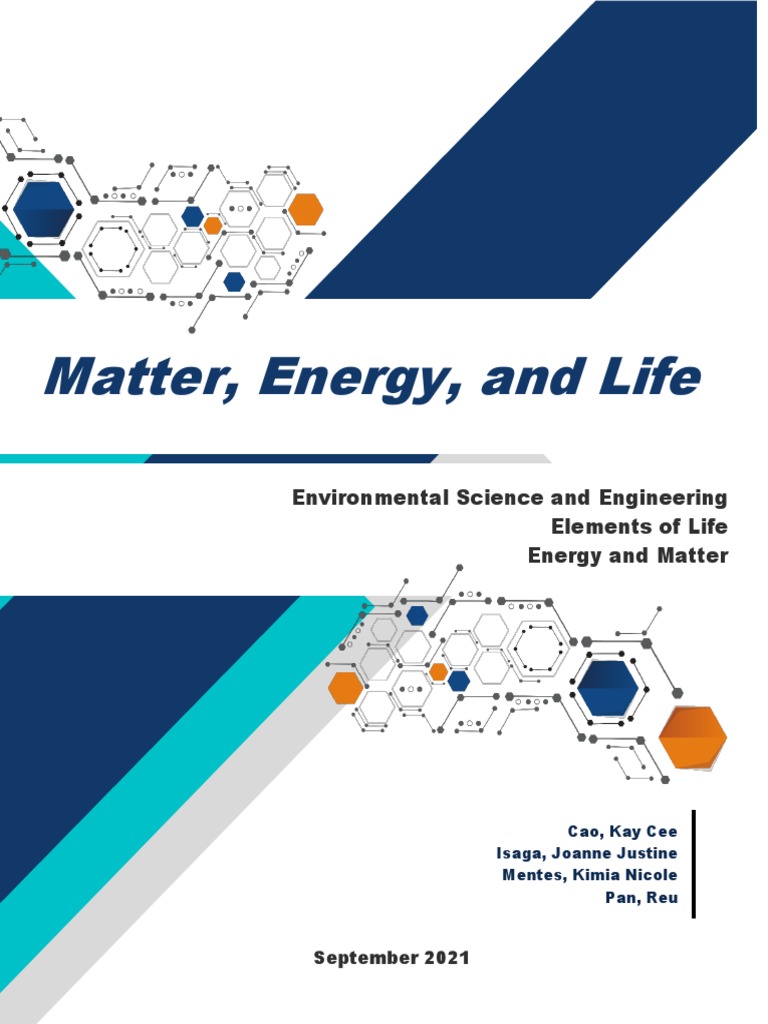 Matter, Energy, and Life Explained | PDF | Life | Food Web
