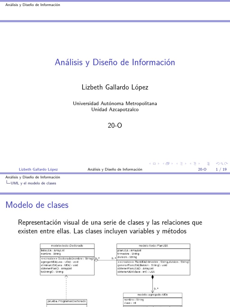 Modelo Clases | PDF | Clase (Programación informática) | Lenguaje de modelado unificado