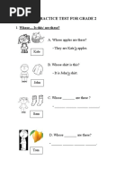 Grade 1 English Term 4 Assessment | PDF | Reading Comprehension | Phonics