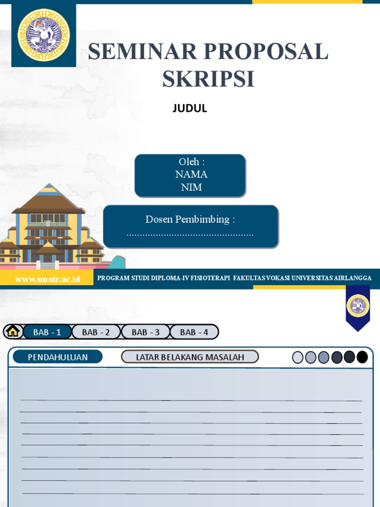Proposal Skripsi Fisioterapi Unair | PDF