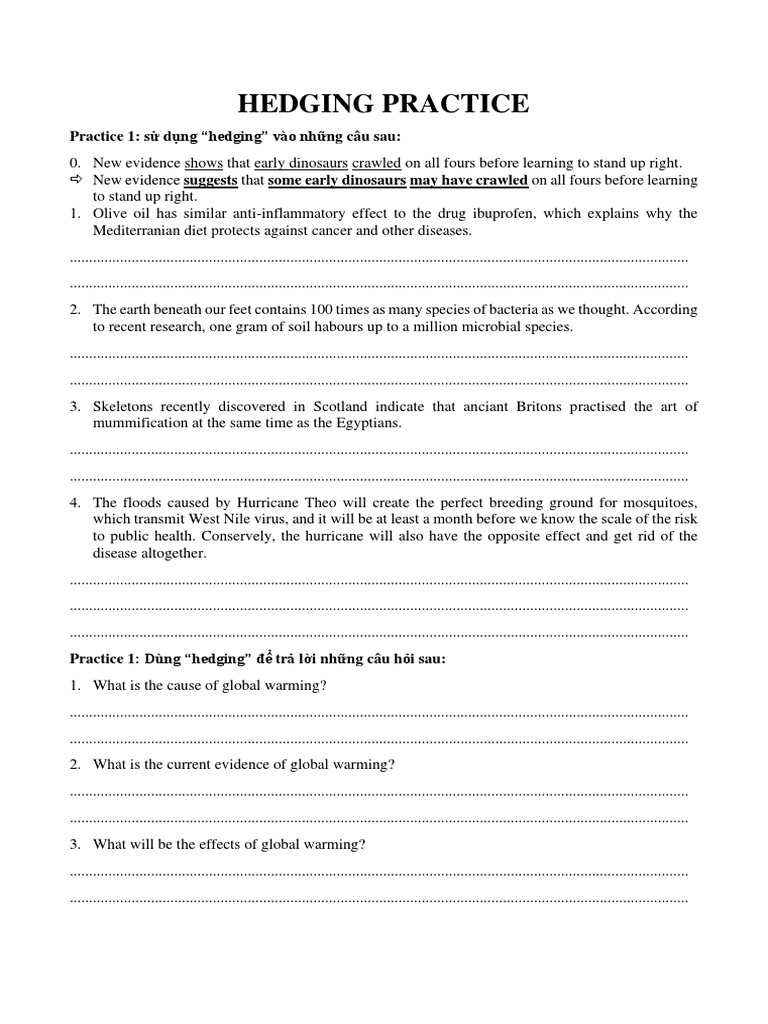 Hedging Practice | PDF | Medical Specialties | Clinical Medicine