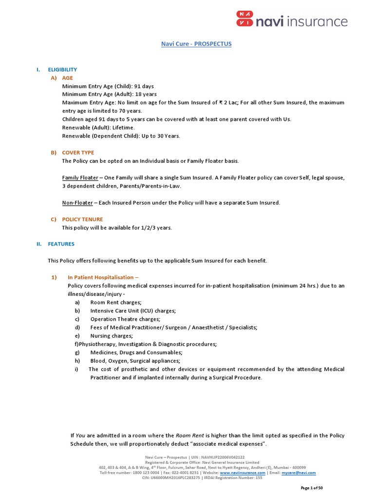 Navi Cure - Prospectus | PDF | Hypertension | Blood Pressure