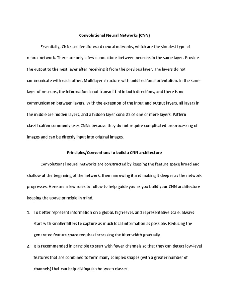Principles of Convolutional Neural Networks | Download Free PDF ...