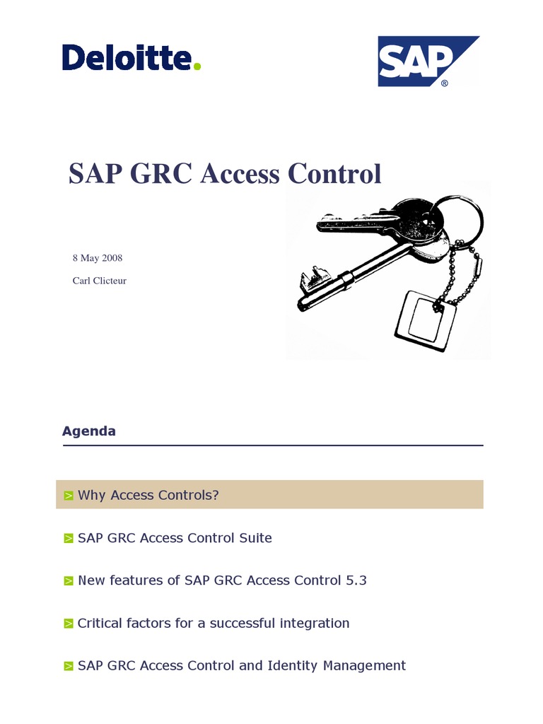 Sap Grc Access Control Pdf Information Technology Information