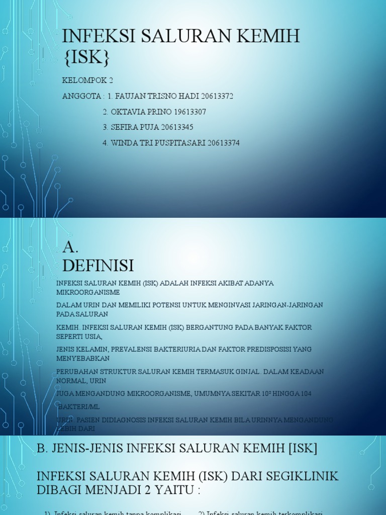 Infeksi Saluran Kemih (ISK) PPT DP... | PDF