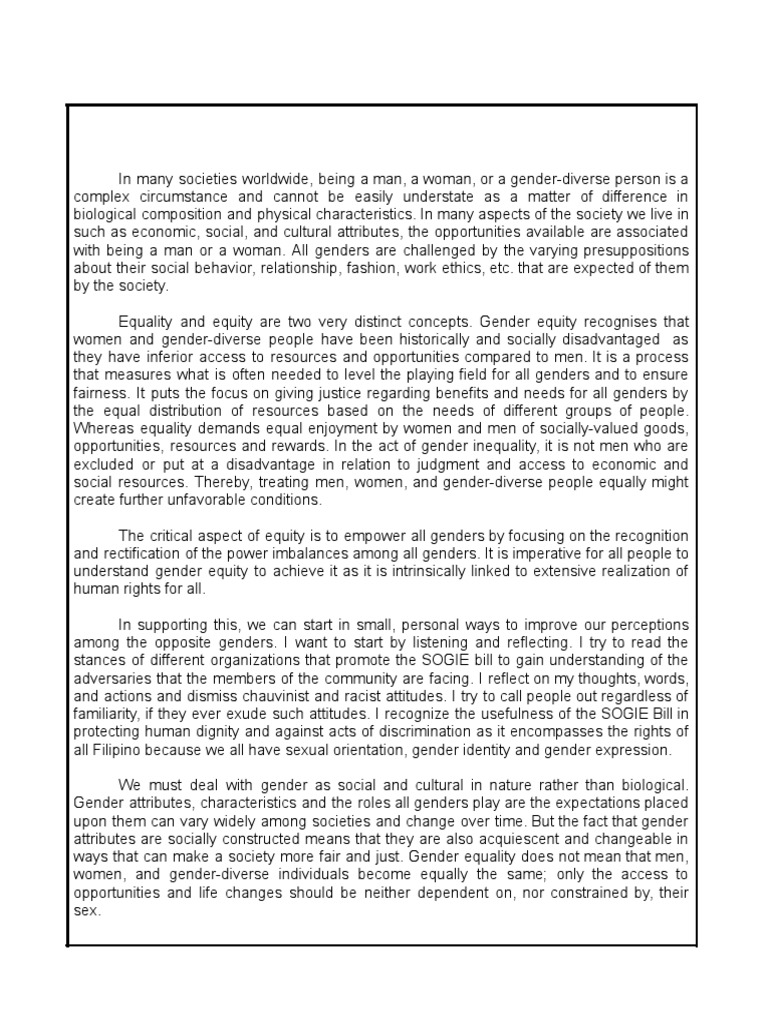 Gender Development and UP ASH Code | Download Free PDF | Gender ...