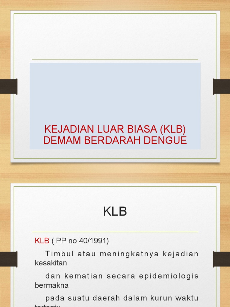 KLB DBD | PDF