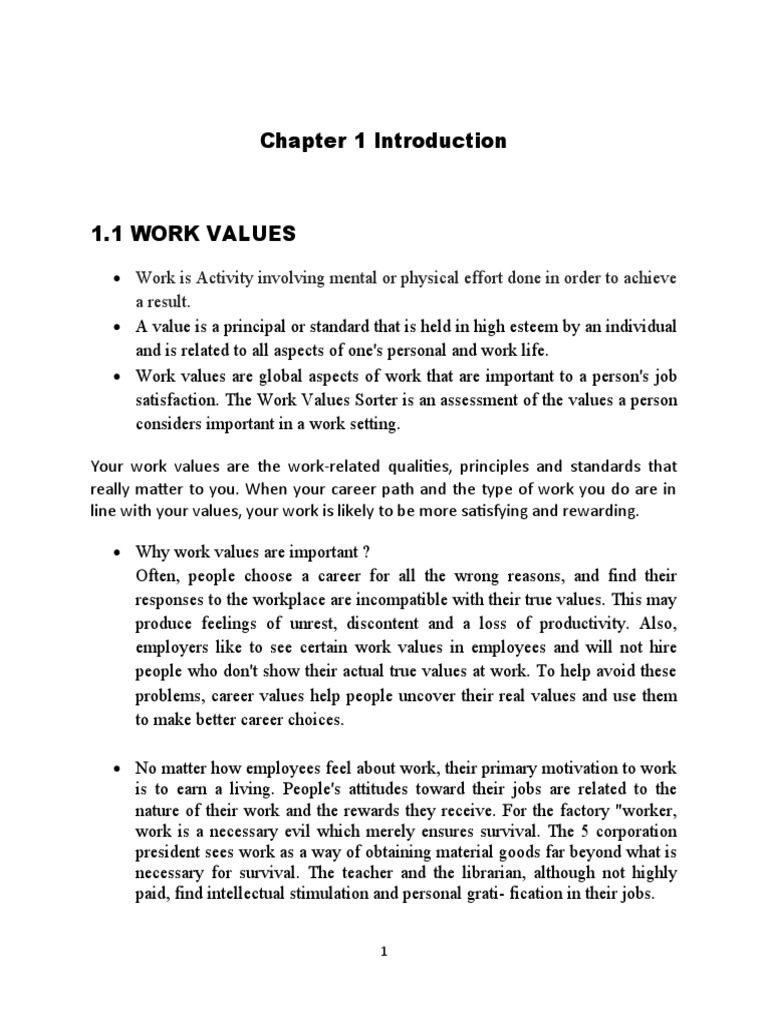 Chapter 1 Introduction: Work Is Activity Involving Mental or Physical ...