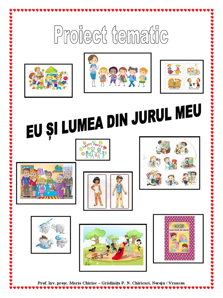 Model Proiect Tematic (Grupa Mixta) EU SI LUMEA DIN JURUL MEU | PDF
