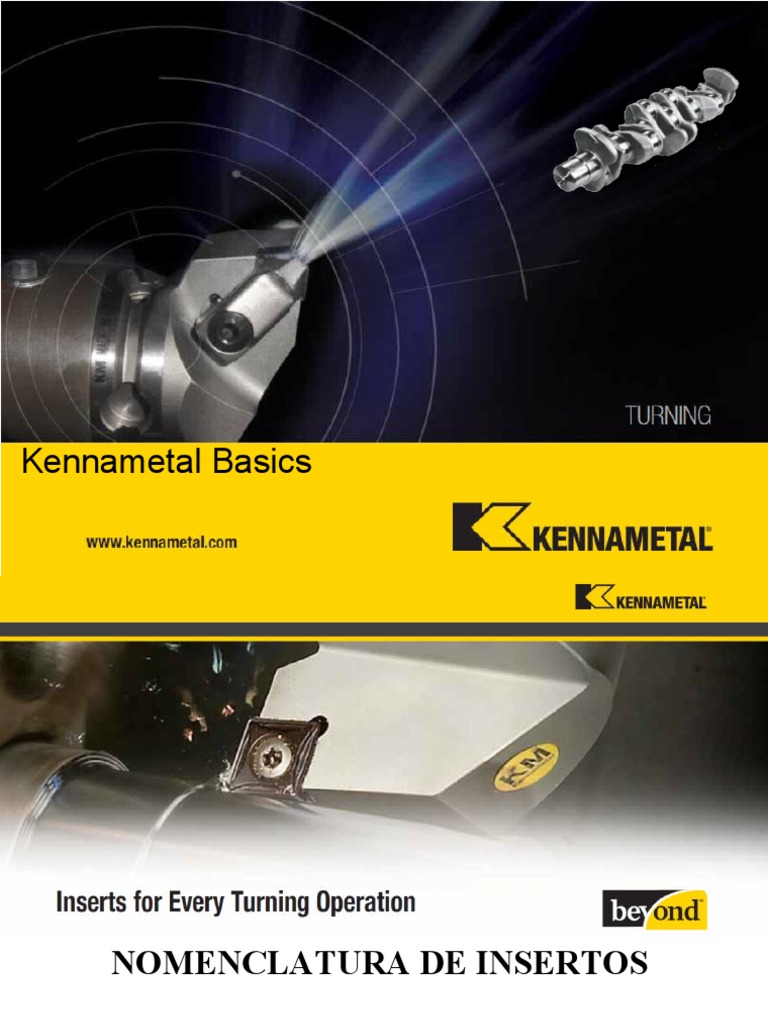 Kennametal Basics | PDF | Equipo | Ingeniería mecánica