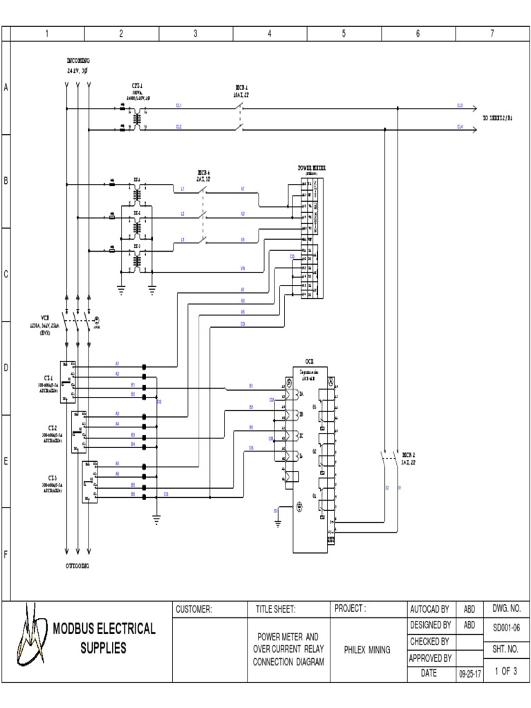 Wiring Diagram 24KV 1 of 3 | PDF