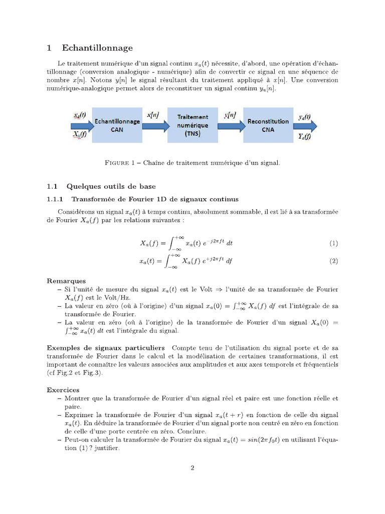 Cours Echantillonnage | PDF