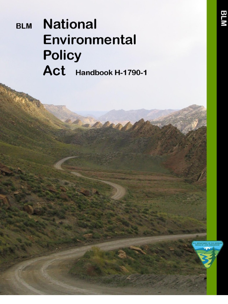 NEPA Handbook for BLM Staff | PDF | National Environmental Policy Act ...