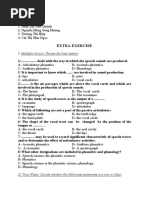 Word and Sentence Stress Exercises | PDF | Stress (Linguistics) | Syllable