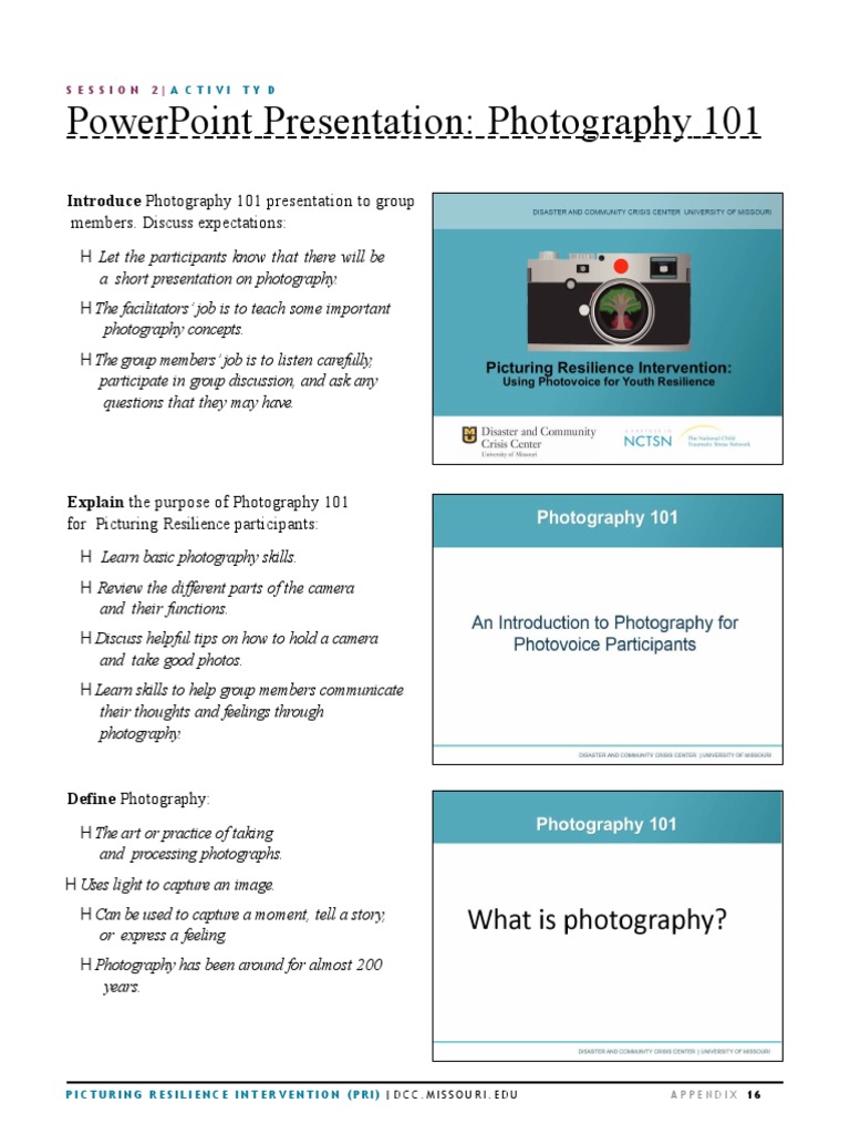 Powerpoint Presentation: Photography 101 | PDF | Camera | Flash ...
