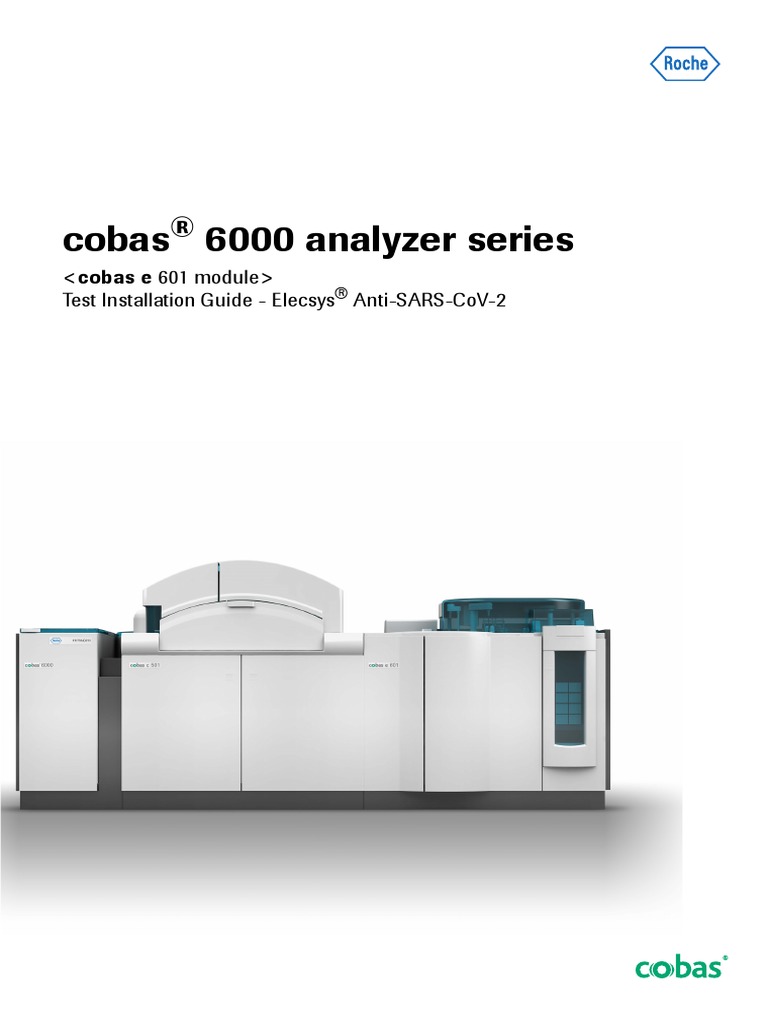Cobas 6000 Analyzer Series: Test Installation Guide - Elecsys Anti-Sars ...