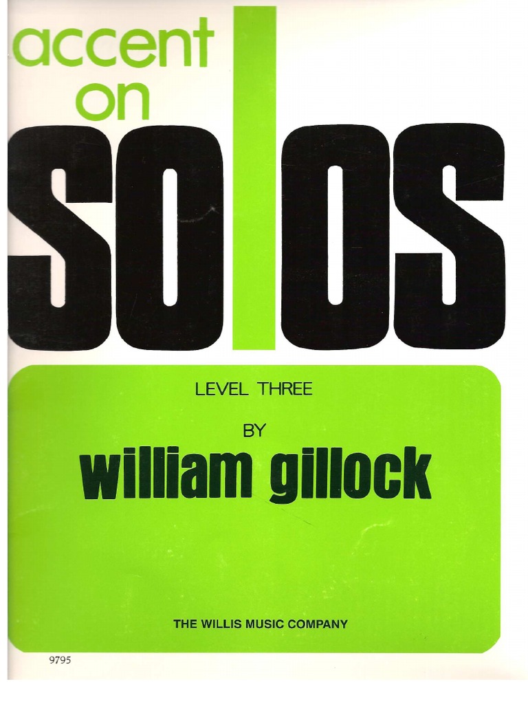 Accent On Gillock - Volume 3 | PDF