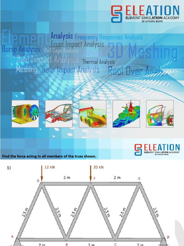 1D - Trusses Problem Statement | PDF