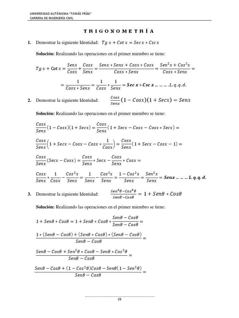 TRIGONOMETRIA Ejercicios Resueltos 21 | PDF | Triángulo | Trigonometría