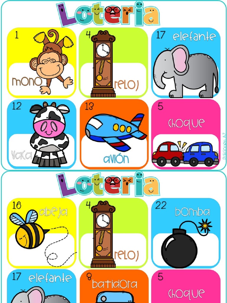 Loteria de Sonidos | PDF