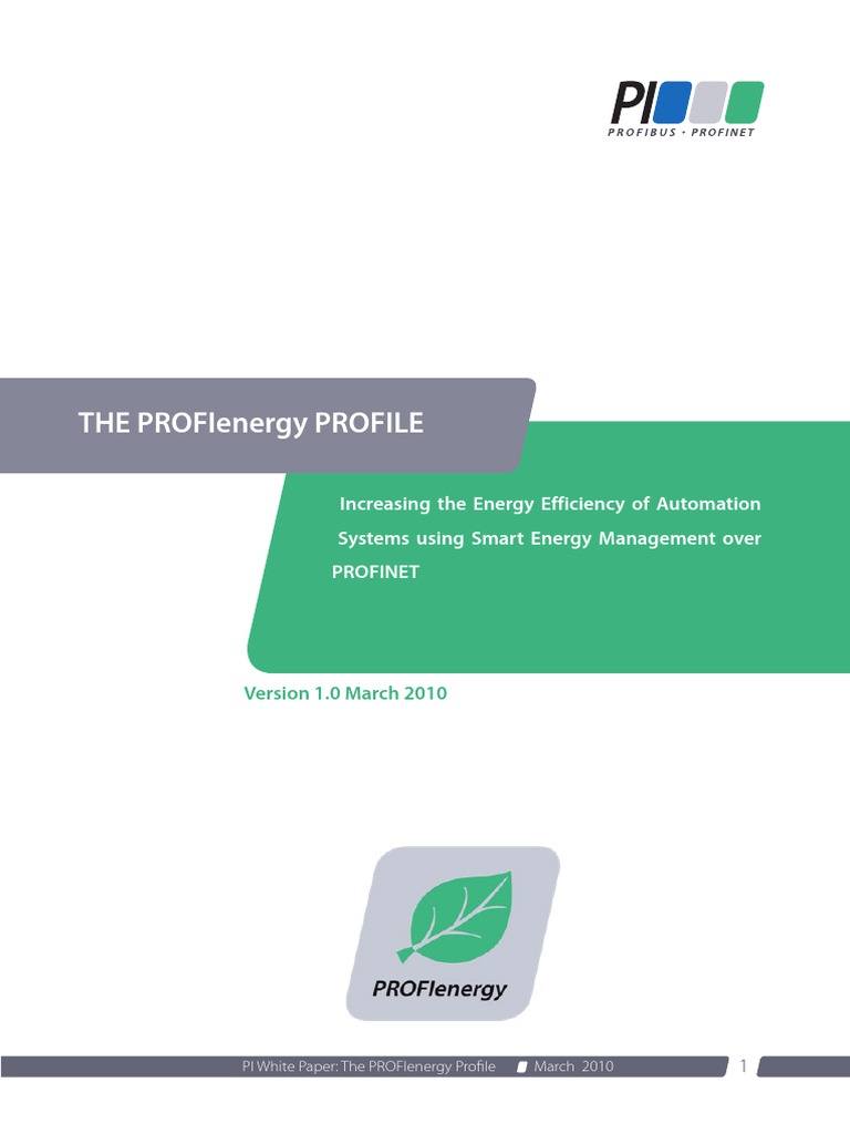 PI PROFIenergy White Paper 01 | PDF | Computer Science | Computing