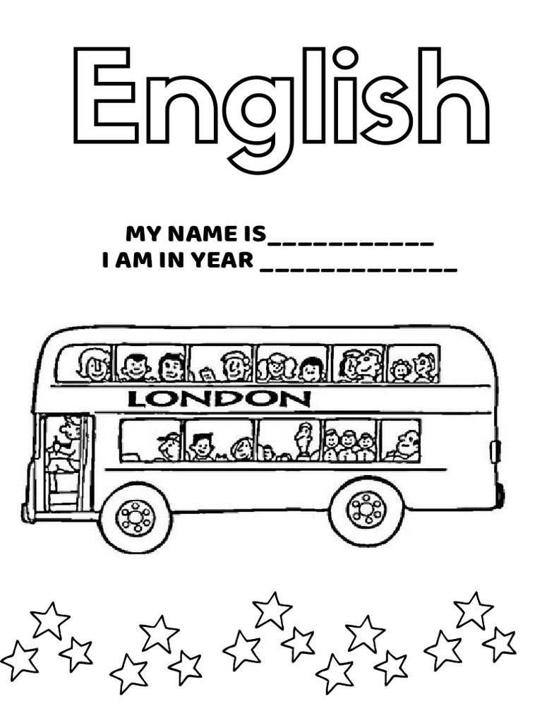 English: MY NAME IS - I AM IN YEAR | PDF
