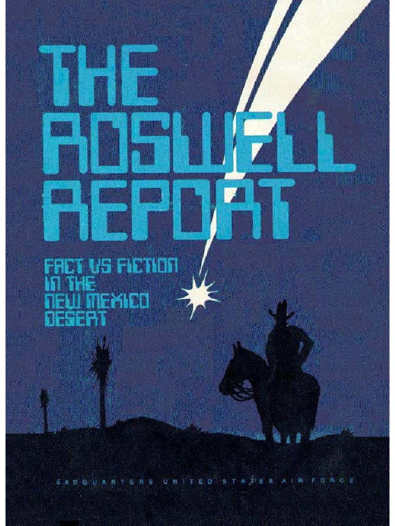The Roswell Report Book | PDF | Unidentified Flying Object