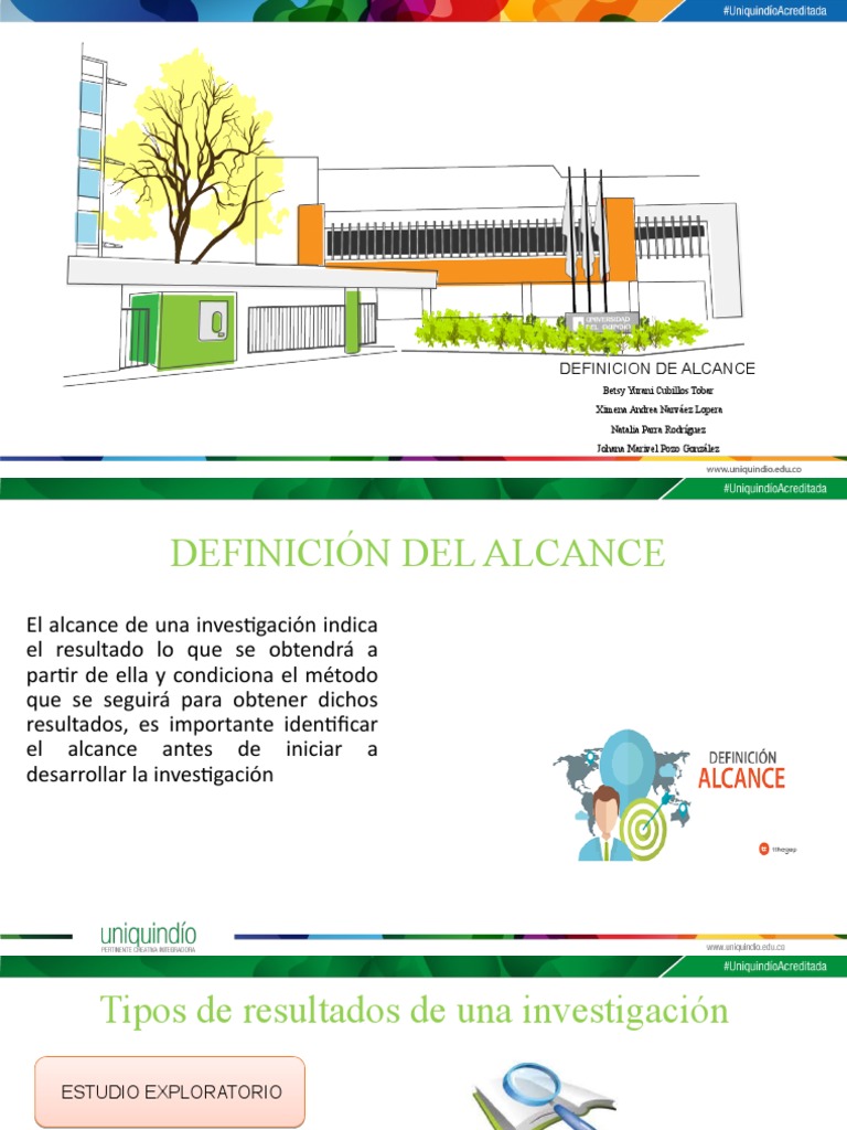 Definición y Tipos de Alcance en Investigación | PDF | Correlación y ...