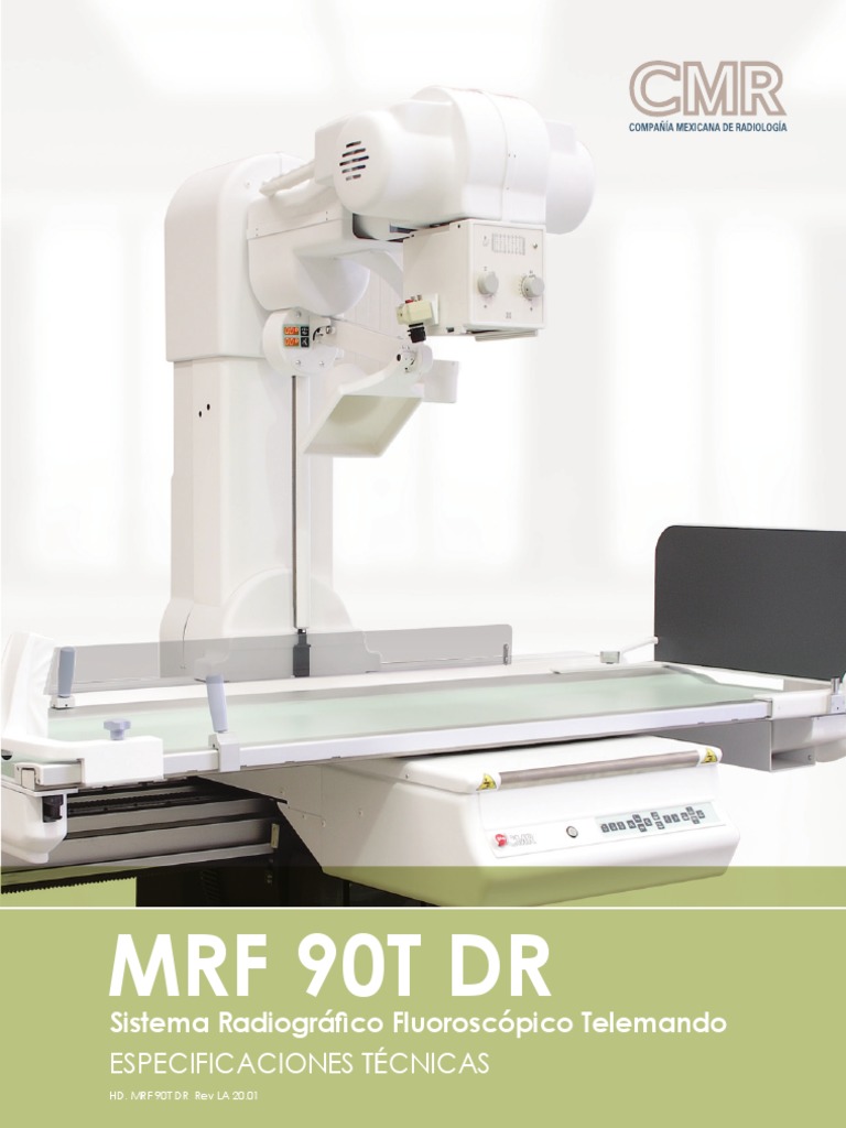 Sistema Radiográfico Telemando CMR 90T DR | PDF | Ct Scan | Imagen