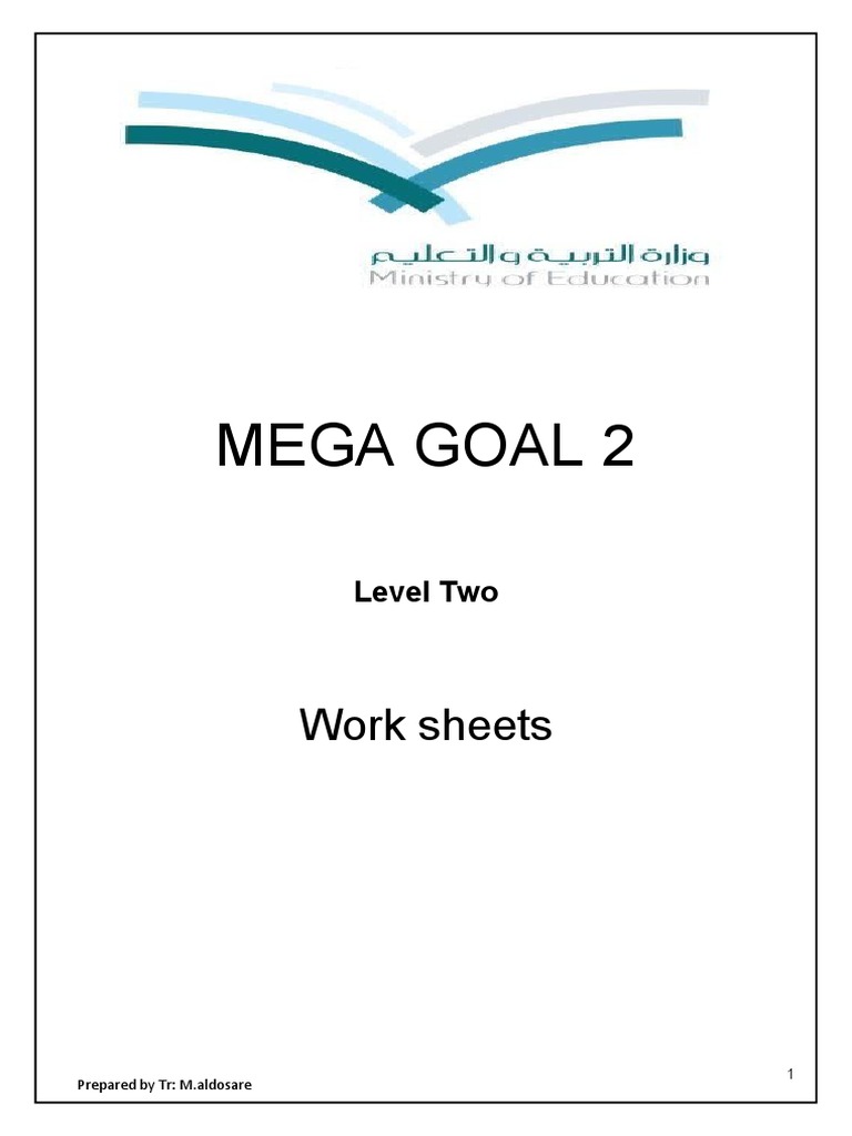 Mega Goal 2 Worksheets All Units | PDF | Paragraph | Linguistics