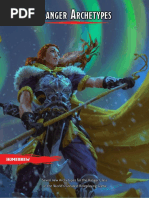 D&D 5E - Gunslinger Class | PDF | Ballistics | Projectile Weapons