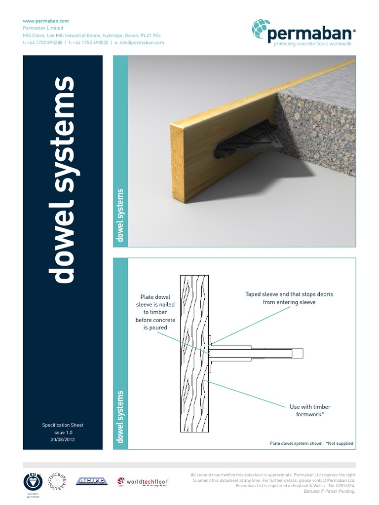 Ficha técnica - Dowel | PDF | Building Materials | Civil Engineering