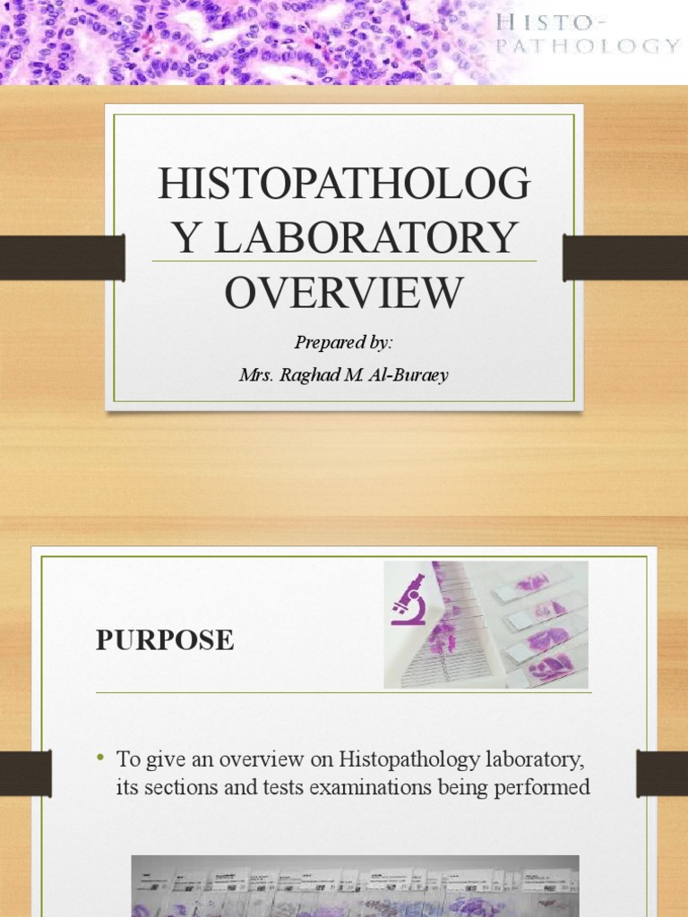 Histopathology Laboratory Overview | PDF | Histopathology ...