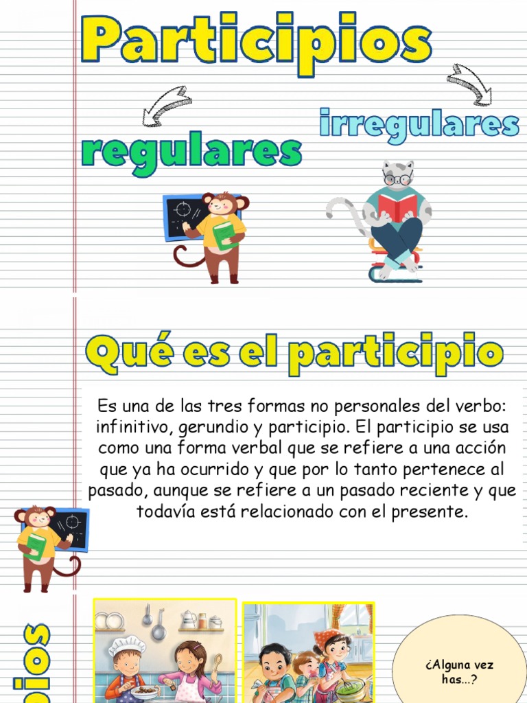 Definición y uso del participio | PDF
