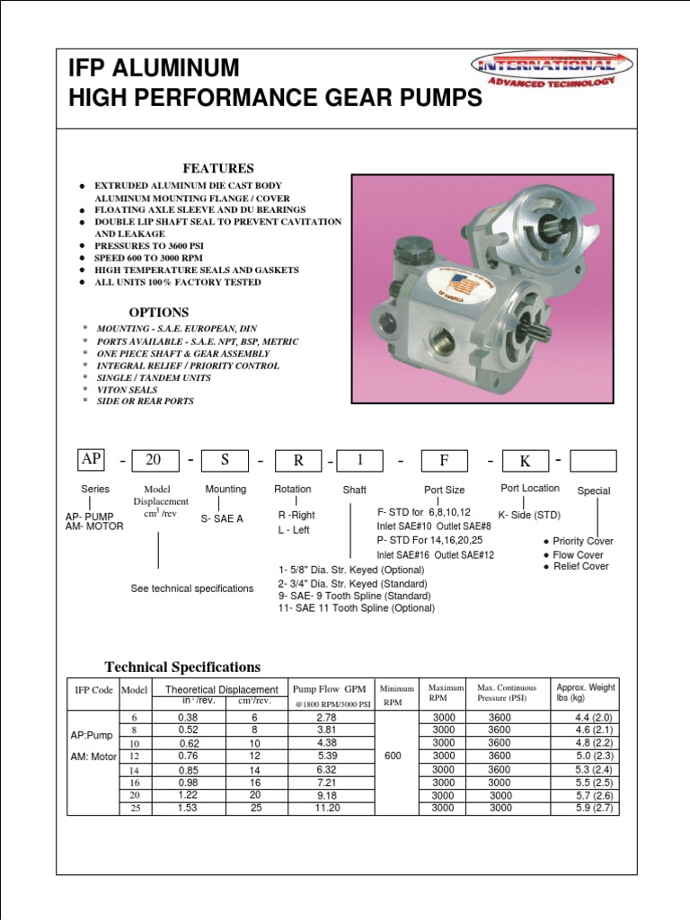 Ficha Tecnica - Ifp Ap06-Sr2fk71 | PDF | Screw | Axle