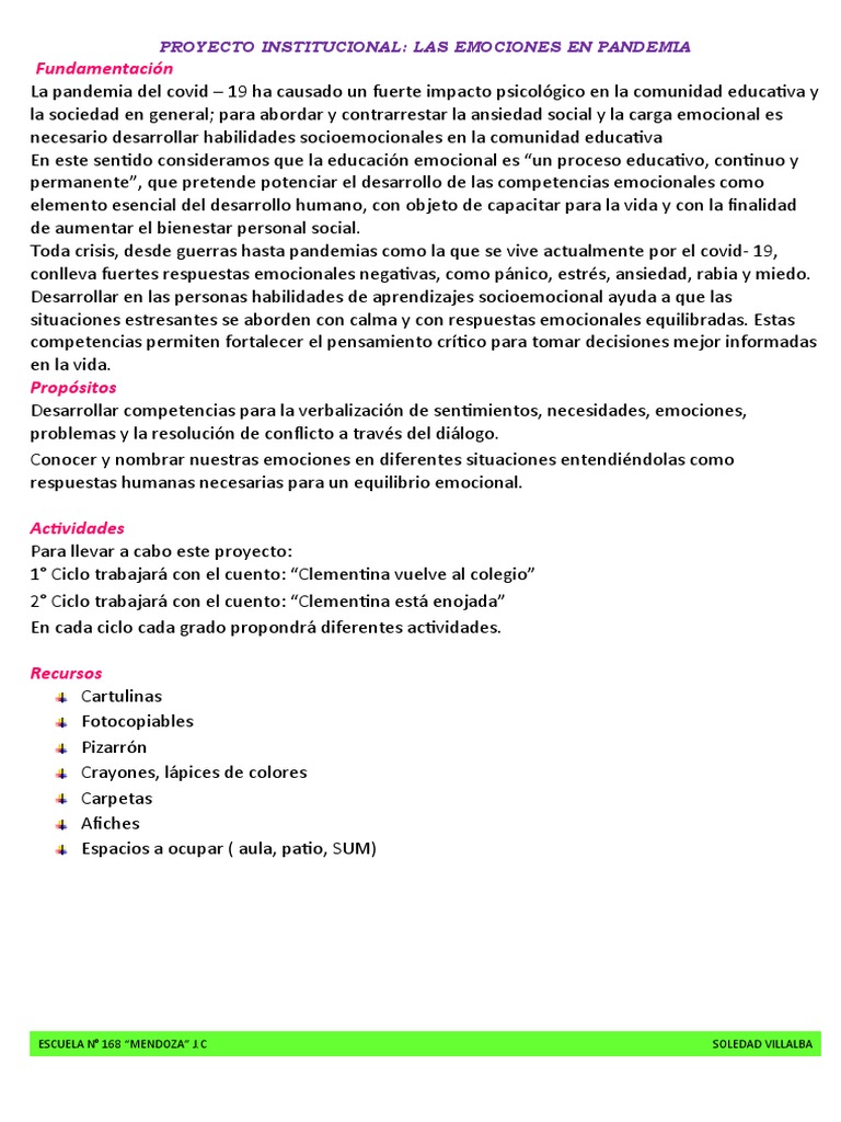 Actividades para El Primer Día de Clase para 6° Grado | PDF | Las ...