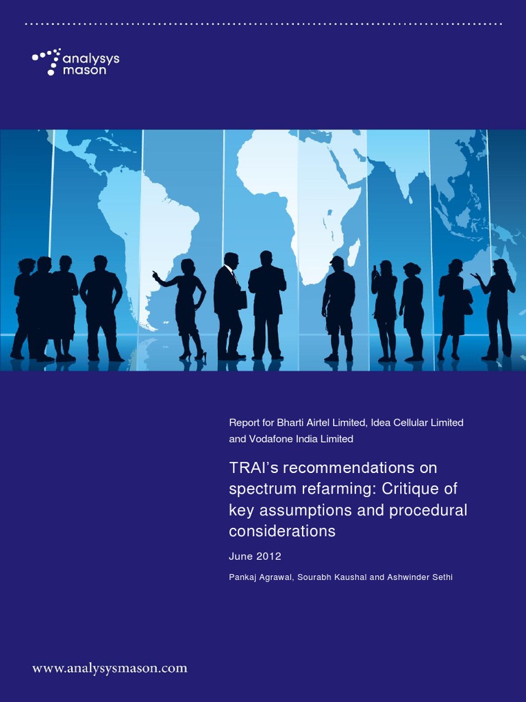 Analysys Mason Report On Spectrum Refarming | PDF | Lte ...