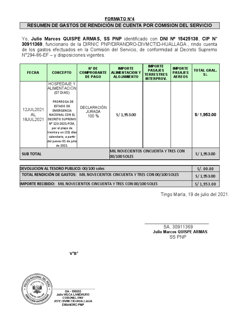Formato #4 Actual | PDF