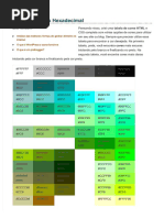 Tabela de Cores HTML: Nome, RGB e Hexadecimal | PDF | Cor | Html