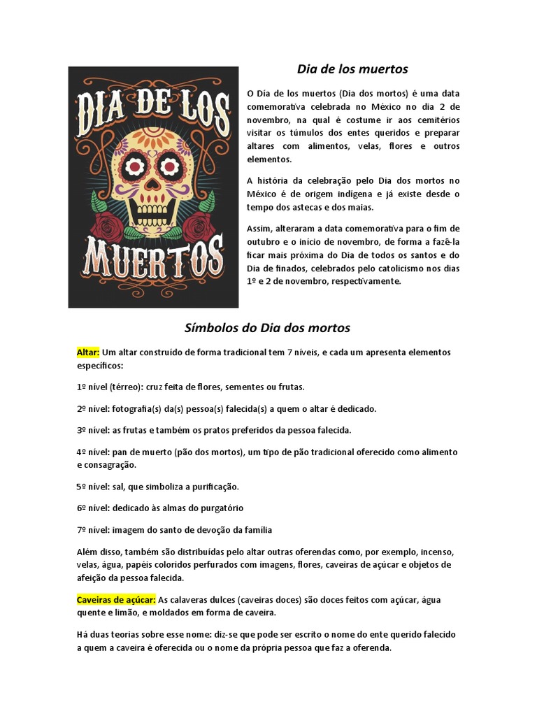 Dia de Los Muertos | PDF