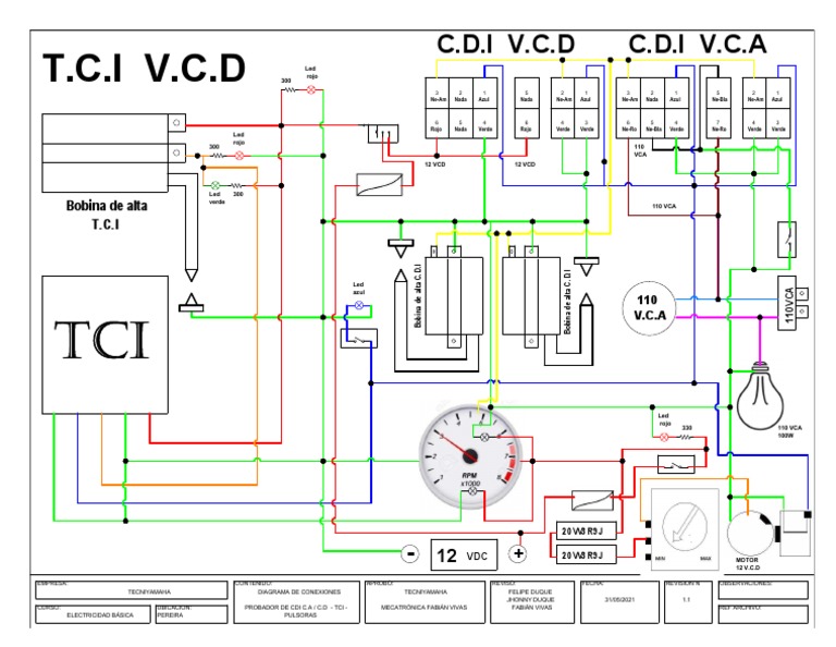 Diagrama Probador | PDF | Componentes eléctricos