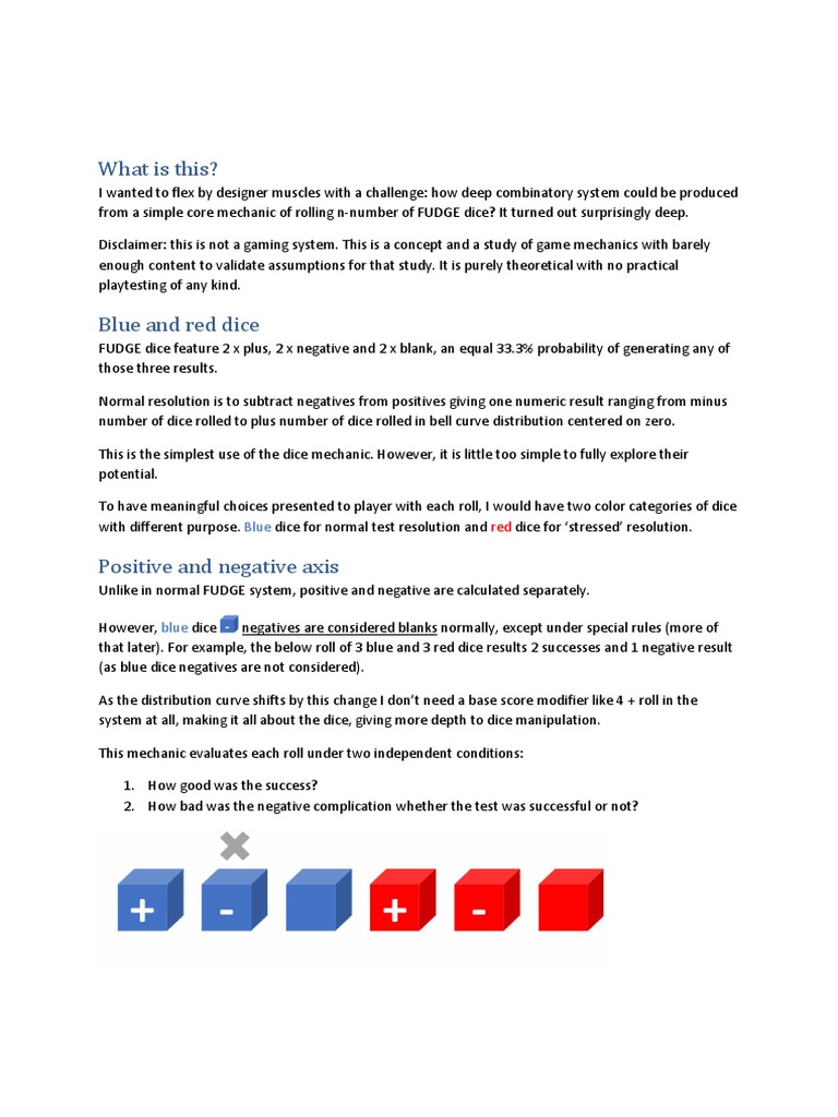 Crunchy FUDGE | PDF | Dice | Probability