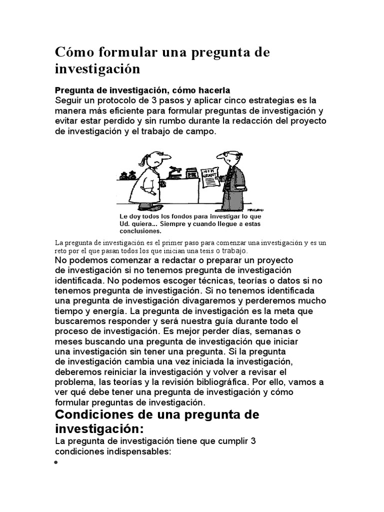 Como Formular Preguntas de Investigacion | PDF | America latina | Felicidad Como Formular Preguntas de Investigacion | PDF | America latina | Felicidad