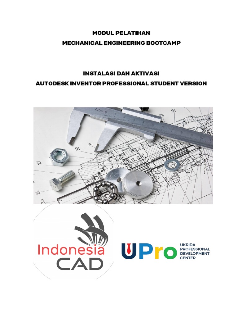 Modul 1 - INSTALASI DAN AKTIVASI AUTODESK INVENTOR PROFESSIONAL STUDENT ...