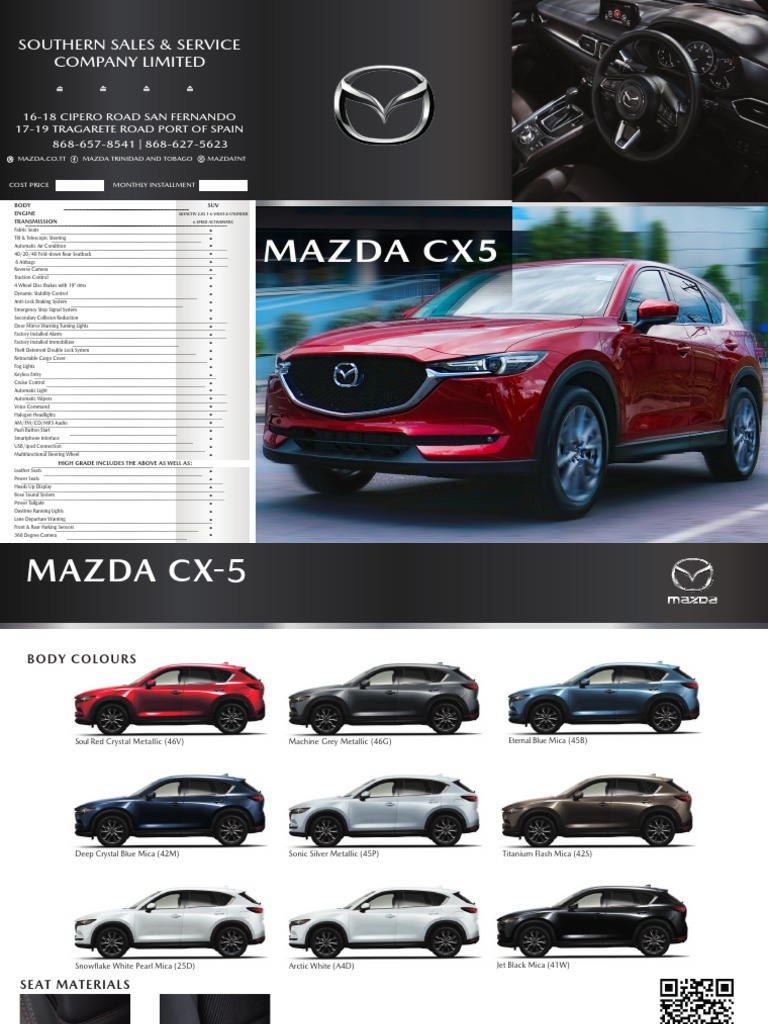 Mazda CX-5 Brochure Overview | PDF | Brake | Anti Lock Braking System