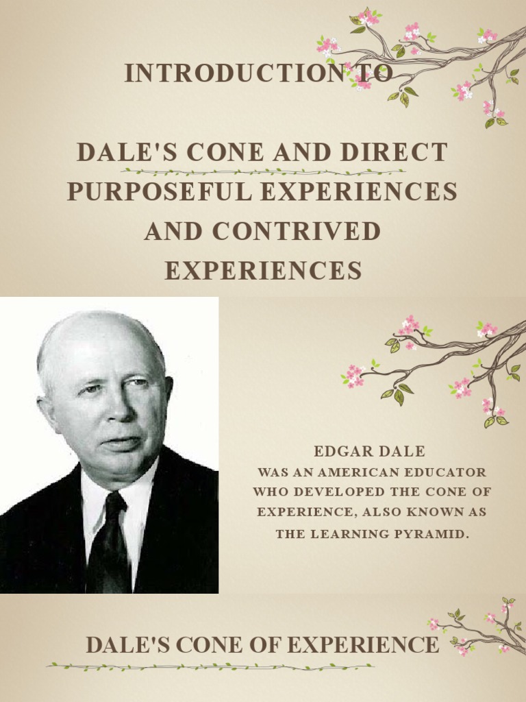 Dale's Cone of Experience Explained | PDF | Learning | Symbols